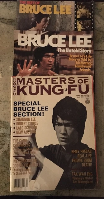 BRUCE LEE COLLECTION -3 MAGAZINES, Older Collectible Bruce Lee , See ...