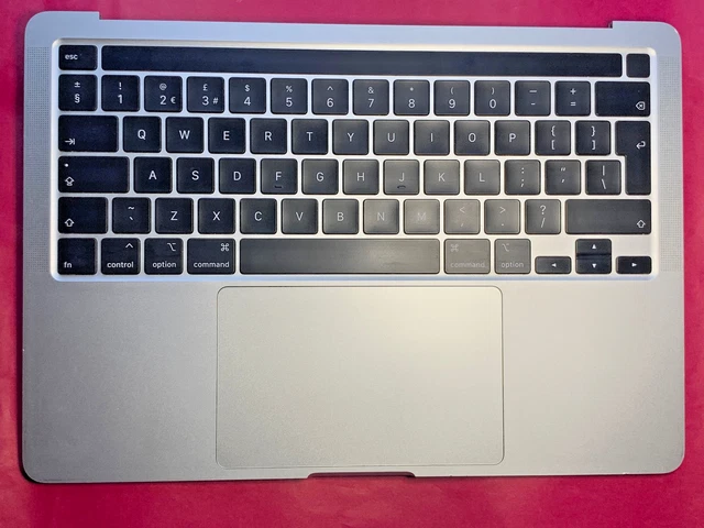 GENUINE MACBOOK PRO 13" A2289-emc 3456 Palmrest UK key-Trackpad/Battery ...