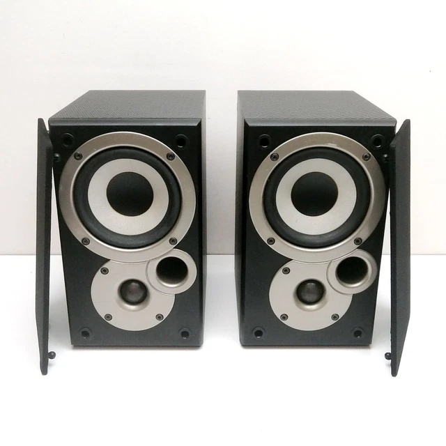 CUSTOM DENON (MISSION) SC-M50 BOOKSHELF SPEAKERS / 100W @ 6Ω Carbon ...