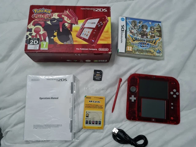 NINTENDO 2DS POKEMON Omega Ruby Console With Dragon Quest £139.99 ...