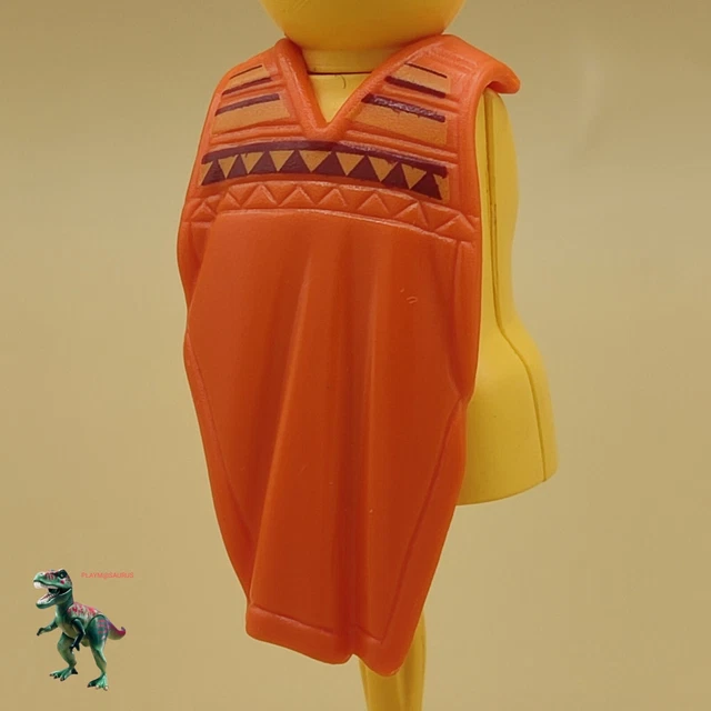 PLAYMOBIL PONCHO ORANGE-VÊTEMENTS mexicains-bandit-cow-boy-mariachi # ...