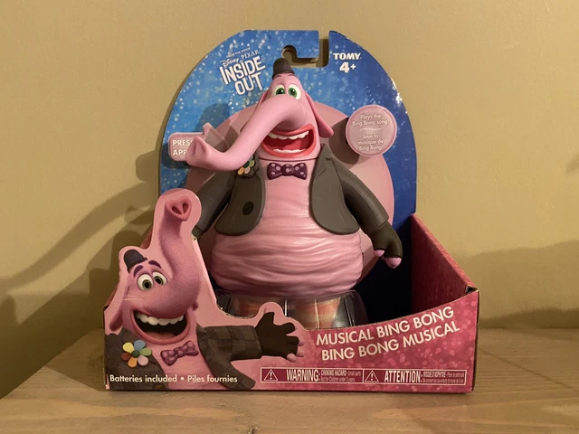 DISNEY PIXAR TOMY Inside Out Talking Musical Bing Bong Pink Elephant 7 ...