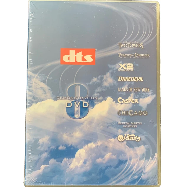 DTS DEMONSTRATION DVD 8 High Definition Audio Demo 2003 Promotional ...