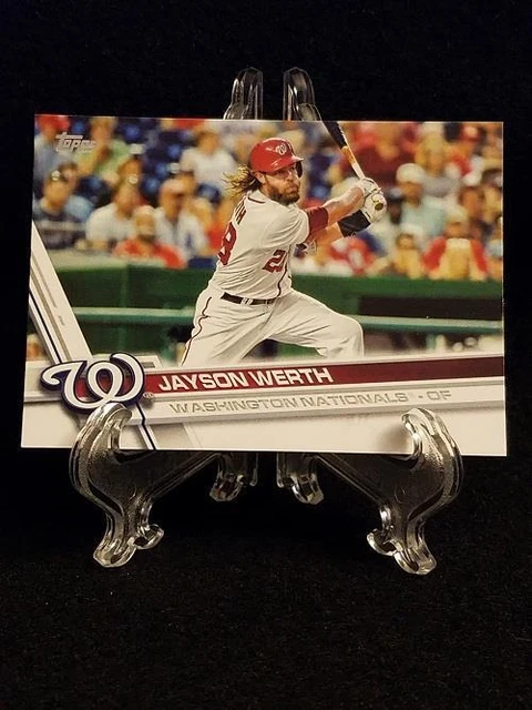 CARTE DE BASEBALL 2017 Jayson Werth Washington Nationals Topps # 366 ...