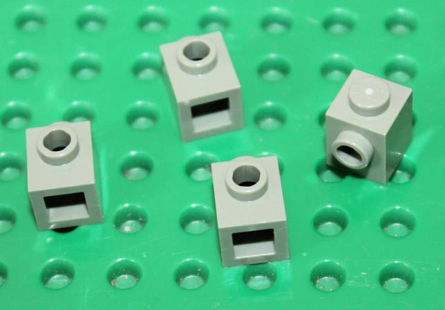 4 X LEGO Sand Green Brick 1x1 ref 87087/set 21324 70912 10255 10236 ...