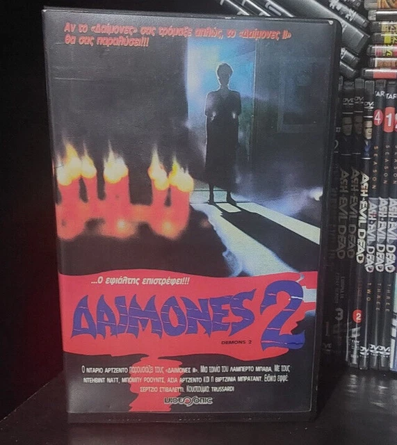 DEMONS 2 (VHS) greco vhs / horror Vhs nastro greco sub pal videocassetta video EUR 111,06 ...
