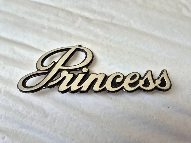 GENUINE VINTAGE 1970S Austin Princess Classic Logo Script Metal Emblem ...