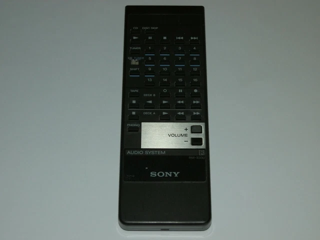 SONY RM-S330 AUDIO System HiFi Remote Control Genuine Original Branded ...
