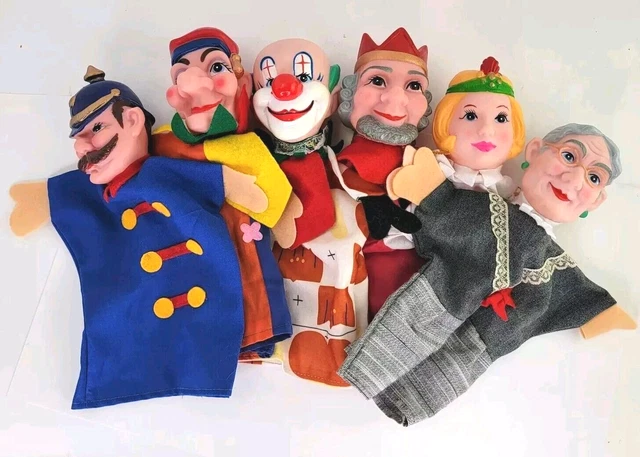 VINTAGE 1970S MR. Rogers Neighborhood Hand Puppet Set Of 6 Puppets ...