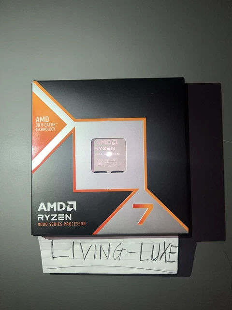 AMD RYZEN 7 9800X3D Gaming CPU (8 Core, 16 Thread Processor,5.2 GHz Max) In Hand £624.95 ...