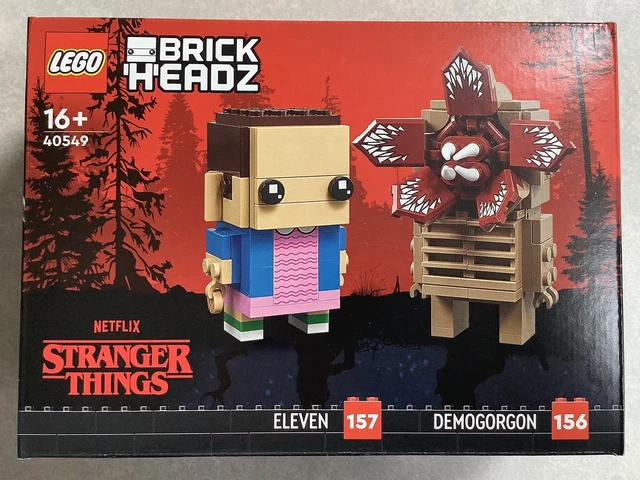 LEGO STRANGER THINGS Brickheadz Eleven & Demogorgon 40549 Retired New ...