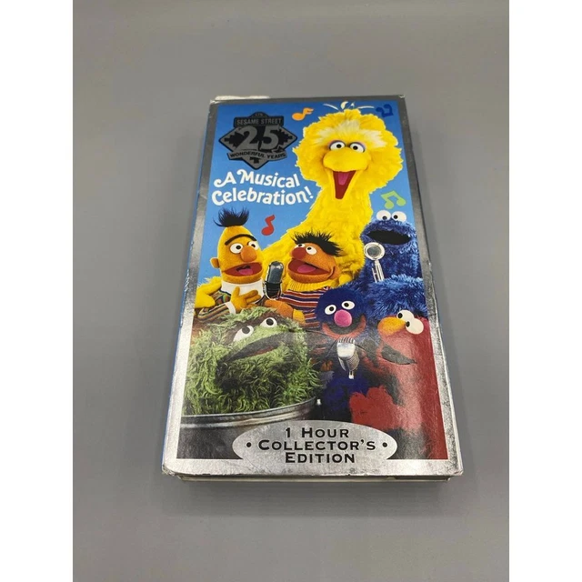 SESAME STREET 25TH Birthday A Musical Celebration VHS Tape Vintage 1993 ...