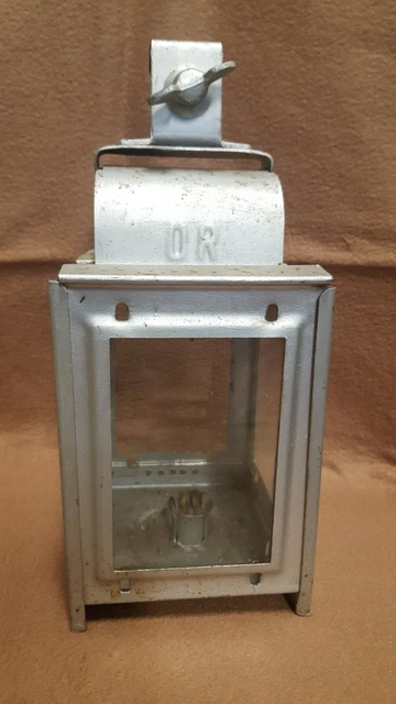 ALTE BAHNLAMPE EISENBAHNLAMPE Laterne für Kerzen | Deutsche Reichsbahn ...