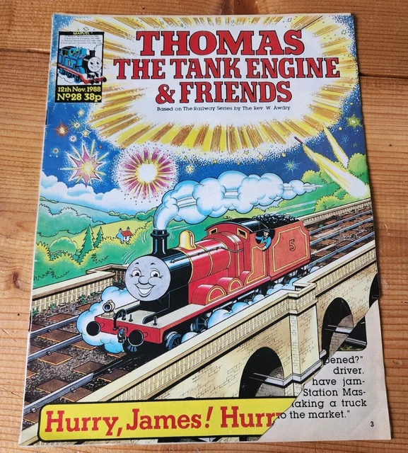 VINTAGE MARVEL THOMAS The Tank Engine Comic Issue 28 1988 £4.00 - PicClick UK