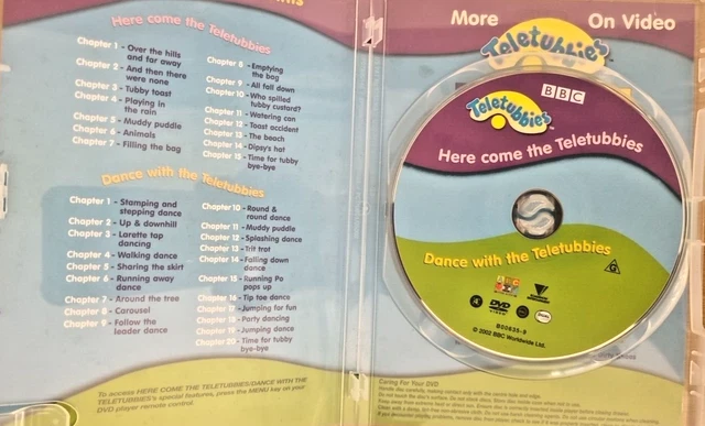 HERE COME THE Teletubbies / Dance With The Teletubbies (DVD, 2000) RARE ...