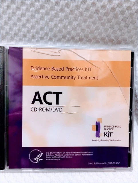 KIT DE PRÁCTICA basada en la evidencia (EBP) tratamiento comunitario asertivo CD y DVD de video ...