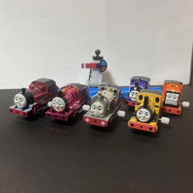 THOMAS FIGURE CAPSULE Plarail Locomotive James Duncan Rusty Charlie Set ...