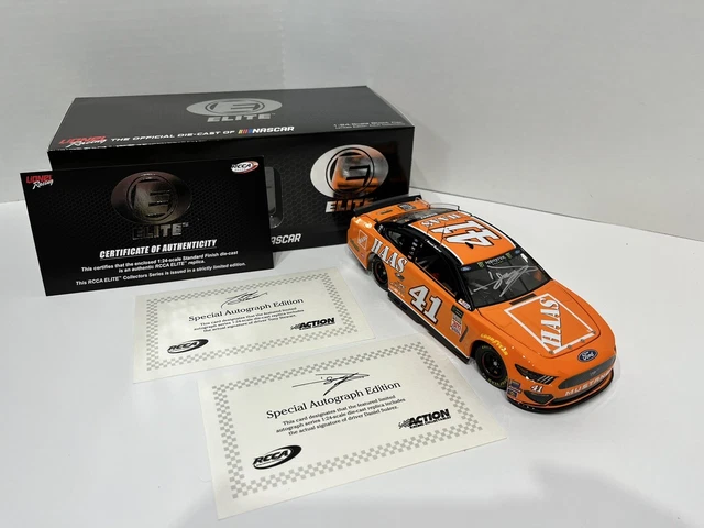 DANIEL SUAREZ 2019 1/24 Darlington Throwback Elite double signature ...