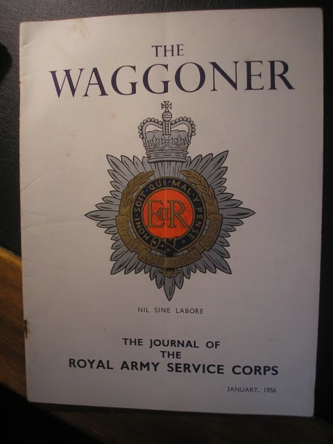 ROYAL ARMY SERVICE Corps Journal 1956 British Military History RASC RLC ...