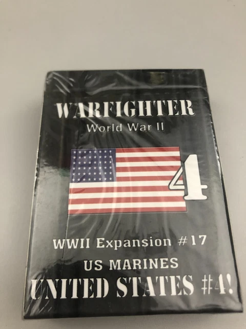 DVG WARFIGHTER WARGAME World War II Expansion #17 United States #4 NEW ...