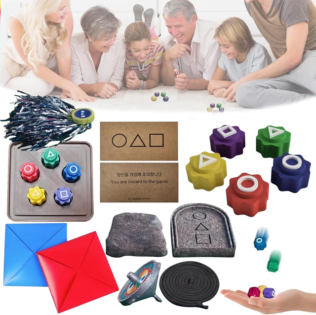 SQUID GAME SEASON 2 Gonggi Gong-gi 공기 Toy Korean Jack Stones Game NEW ...