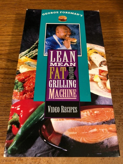 GEORGE FOREMAN LEAN Mean Fat Grilling Machine VHS VCR Video Tape Movie ...