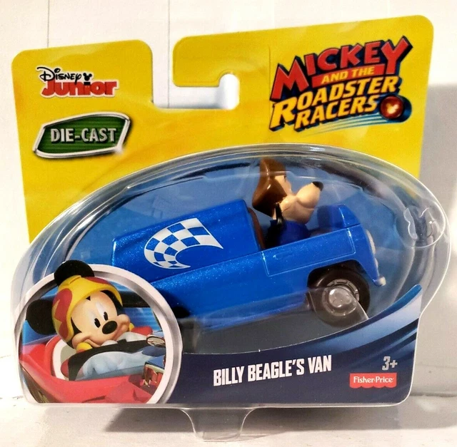 DISNEY MICKEY AND the Roadster Racers Billy Beagle’s Van Die Cast Car ...