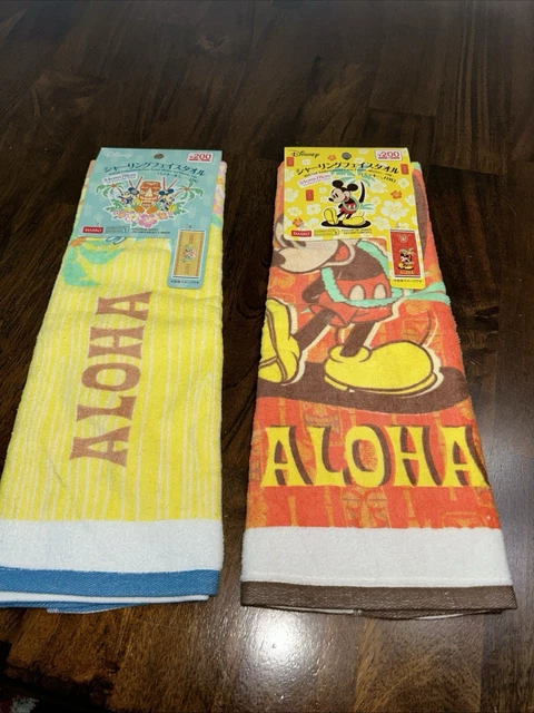 DISNEY DAISO JAPAN Mickey Mouse Aloha Kitchen Towel Set £12.86 ...