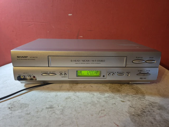 SHARP VC-MH705 VHS Video Player VCR, Unit Only £26.99 - PicClick UK