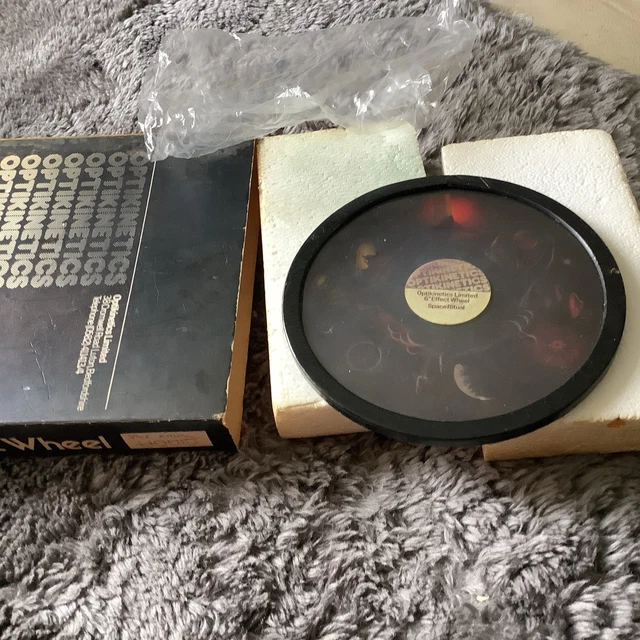 RARE VINTAGE OPTIKINETICS 6” Effect Wheel Space Ritual For Light ...