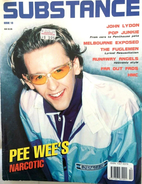 RARE SUBSTANCE MAGAZINE John Lydon~Pee Wee Ferris~Fuglemen~Sonic ...