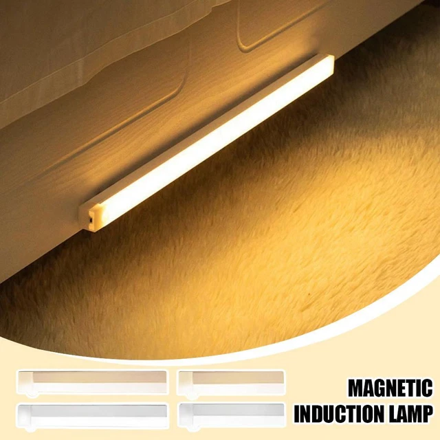 MOTION SENSOR MAGNETIC attraction Light USB Recharge LED Wireless Strip ...