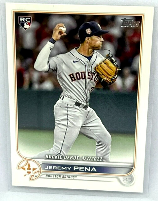 JEREMY PENA ROOKIE Card (RC) 2022 Topps Update Series Baseball n. US276 ...