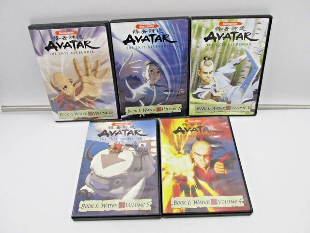 NICKELODEON AVATAR THE Last Airbender DVD Lot Book 1 Volumes 1 2 3 4 5 ...