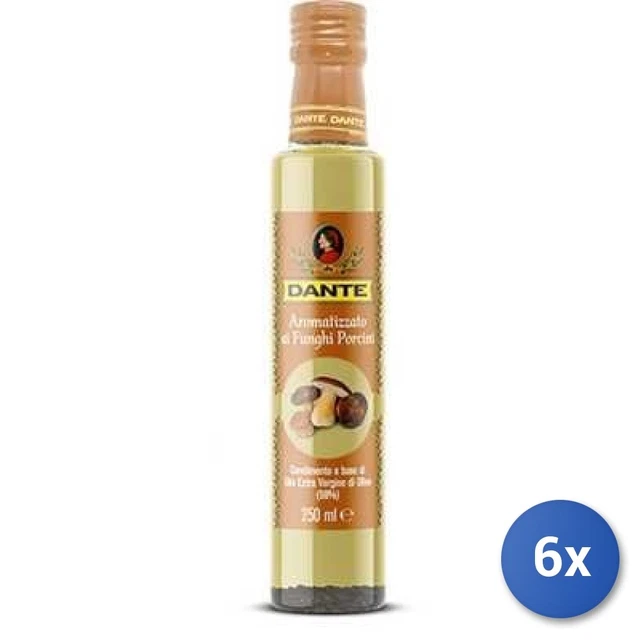 6X MULTIPACK DANTE Olio Condimento Funghi Porcini Ml 250 EUR 13,04 ...