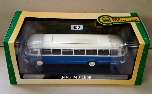 DIE CAST BUS Jelcz 043 - 1959 Échelle 1/72 Editions Atlas [132] EUR 14 ...