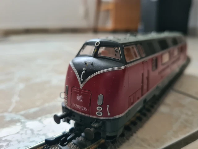 ROCO H0 DIESELLOK BR V 200 035, ohne OVP, Funktion geprüft, Video EUR ...