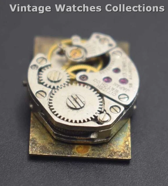 CITIZEN 180 WINDING Non Working Watch Movement For Parts & Repair O ...