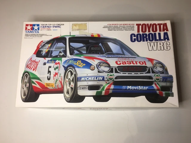 RARE TAMIYA 1/24 Scale Toyota Corolla WRC Rally Car Plastic Model Kit £ ...