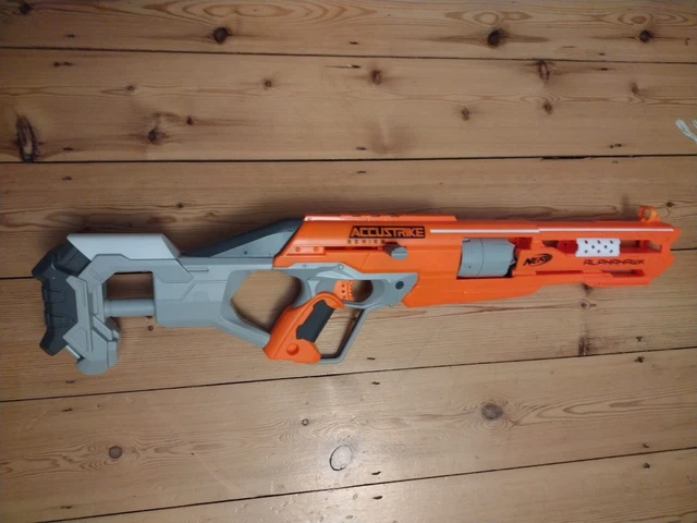 NERF 4 SNIPER Bundle CS-12 With Optic Longstrike Stryfe Barrel ...