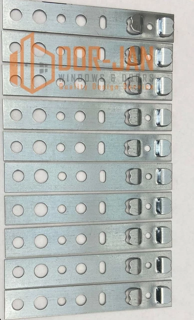 10X WINDOW FIXING Brackets Steel Frame Clips Lugs Mounting Anchors UPVC ...