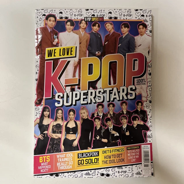 WE LOVE K-POP Superstars magazine 2023 BTS Blackpink Idol Trainess £15. ...