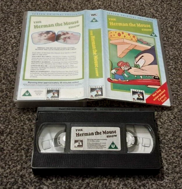THE HERMAN MOUSE Show Screen Original Pal Vhs Video Kids Children £6.00 ...