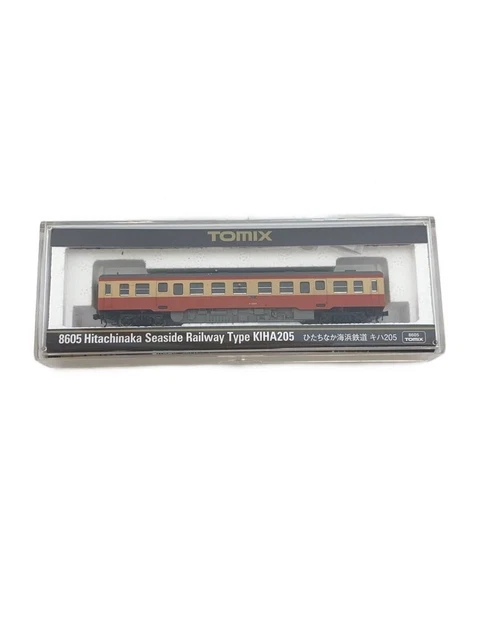 TOMIX HITACHI NAKA Seaside Railway Kiha 205/8605 Orange Model Train £ ...