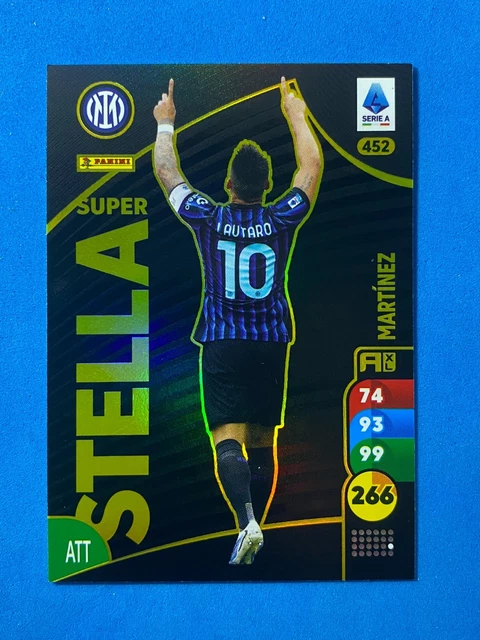 PANINI CALCIATORI ADRENALYN 2025-26 2026 n.452 Lautaro Martinez (Inter ...