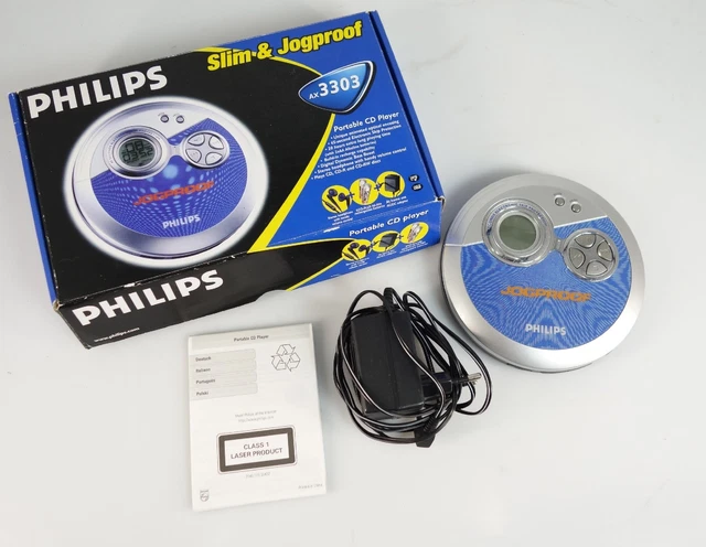 PHILIPS AX 3303 Discman Portable Cd Player Cd Walkman Im Originalkarton ...