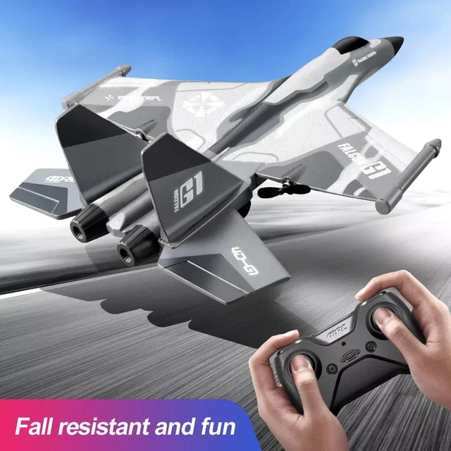 RC PLANE FIGHTER Jet Model EPP Remote Control Drone Aircraft Toy New ... RC PLANE FIGHTER Jet Model EPP Remote Control Drone Aircraft Toy New ...
