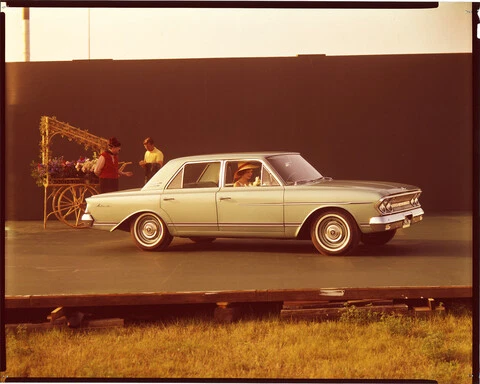 1963 AMC RAMBLER Ambassador Automobile Old Car Advertising Photo EUR 6 ...