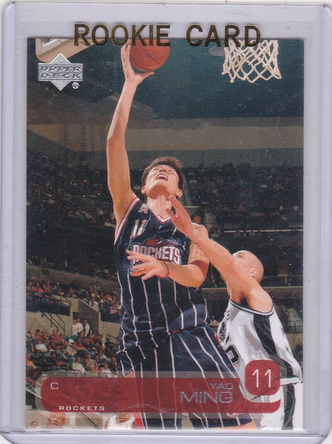 YAO MING ROOKIE KARTE 2002/03 Oberdeck Basketball NBA RC Houston ...