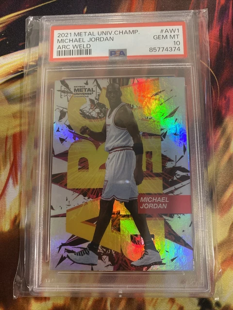 2021 METAL UNIVERSE Champions Michael Jordan Arc Weld #AW1 PSA 10 GEM ...